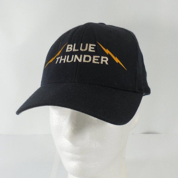Legacy | Accessories | Blue Thunder Bolts Military Style Embroidered ...